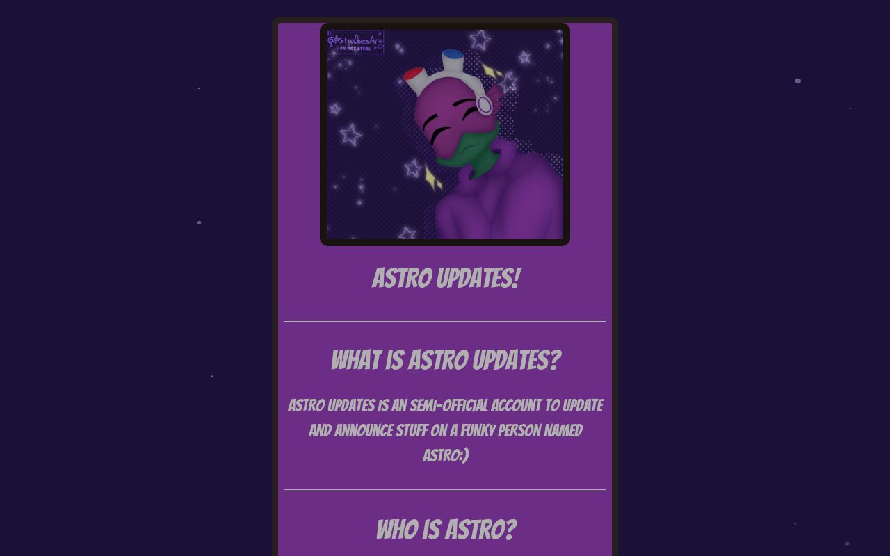 Astro Updates